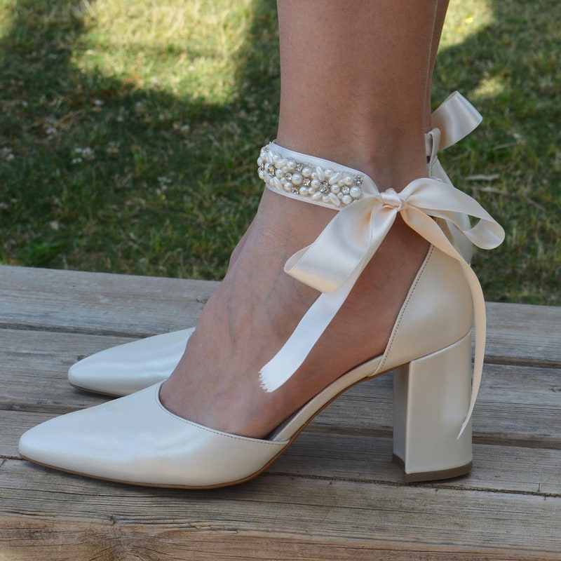 Pearl Bridal Shoes - Etsy