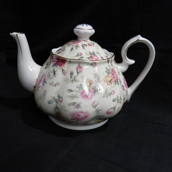 Floral Teapot - Etsy