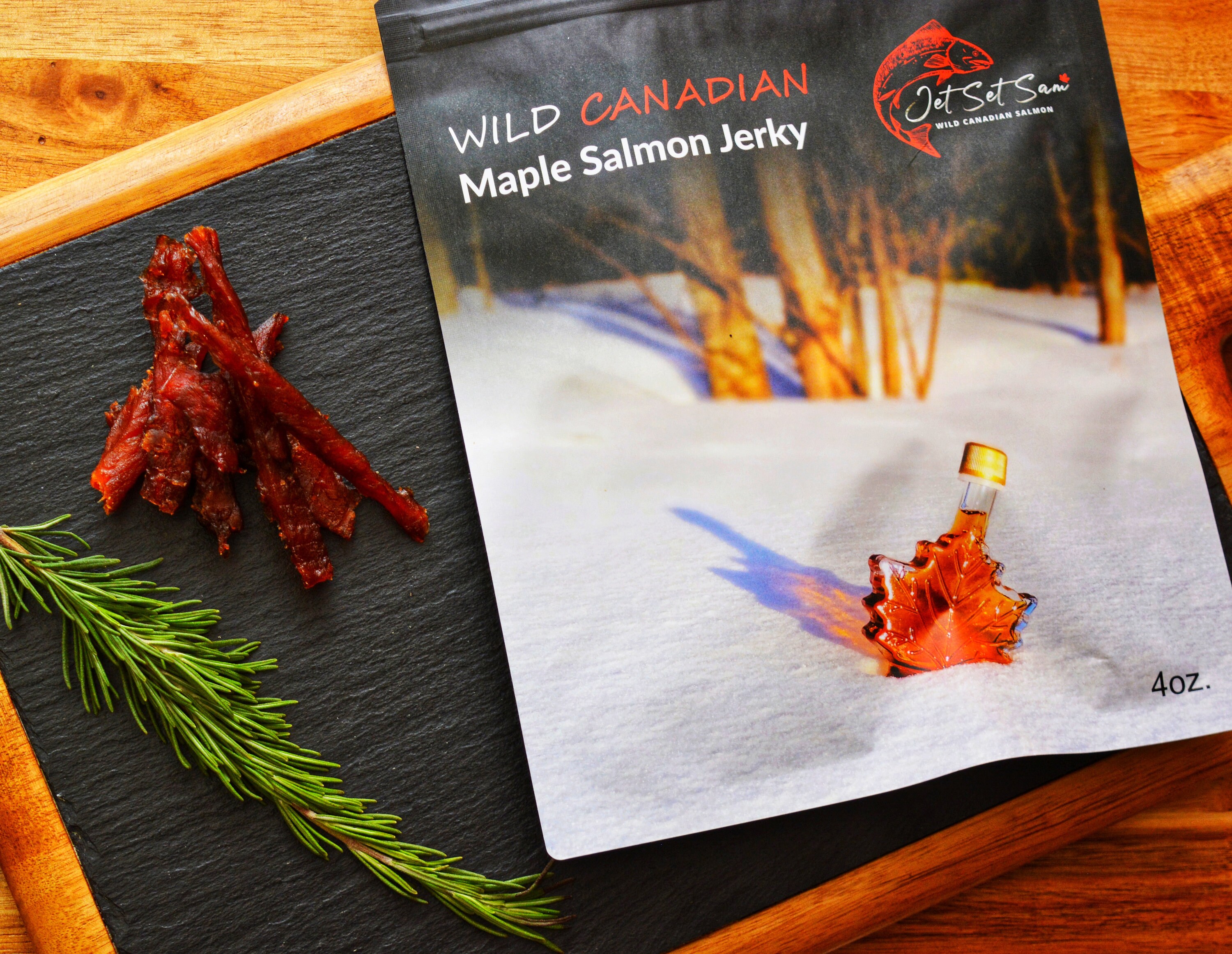 Wild Smoked Salmon Jerky Made in Canada Variety Gift Pack | 8 Packages ...