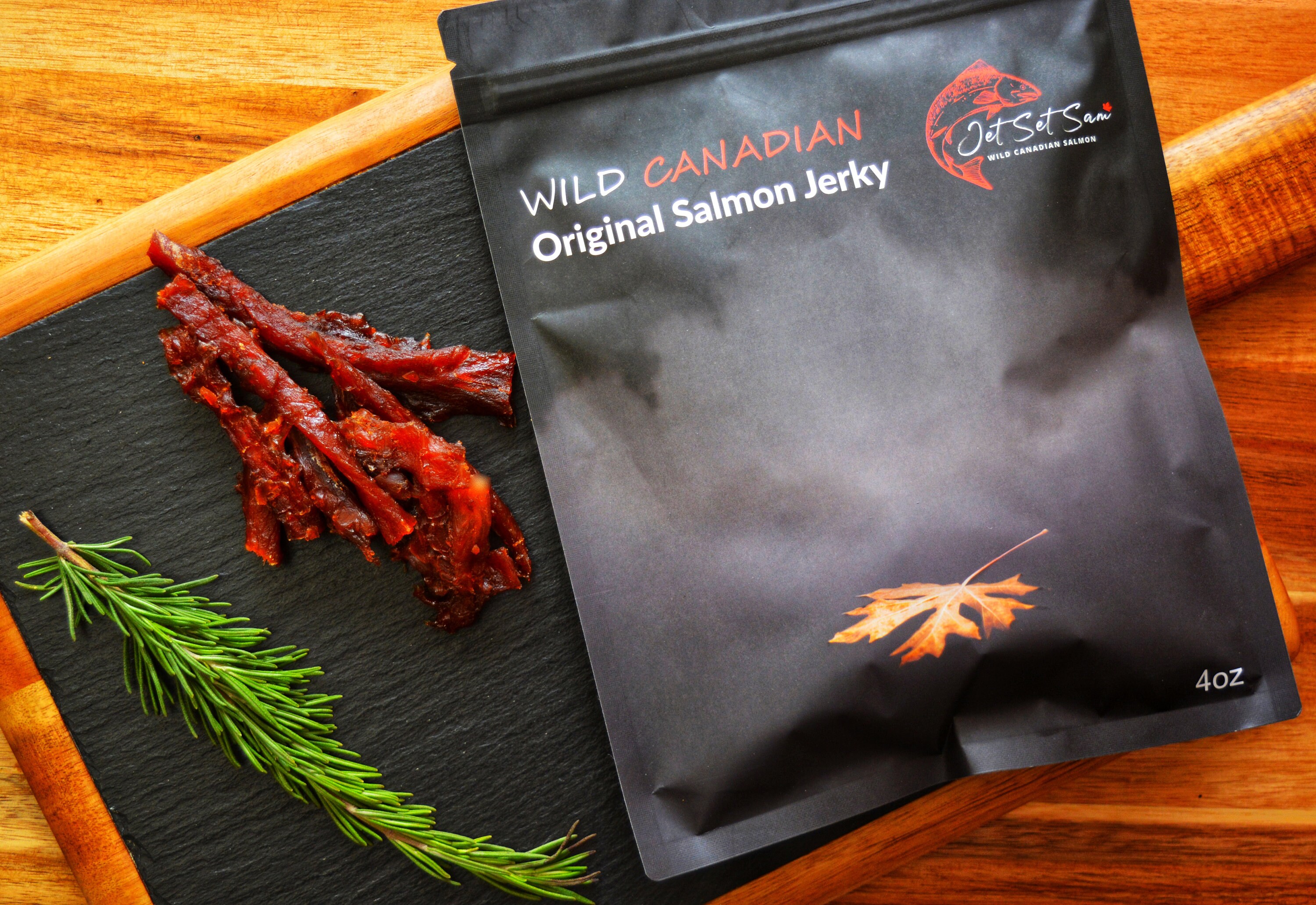 Wild Smoked Salmon Jerky Made in Canada Variety Gift Pack | 8 Packages ...