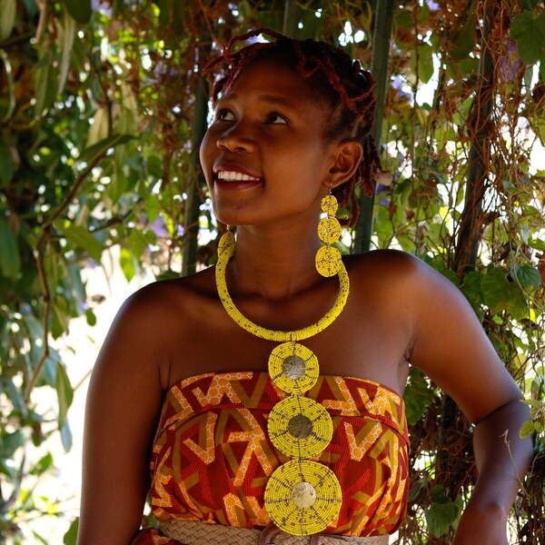 African Jewelry Set - Etsy