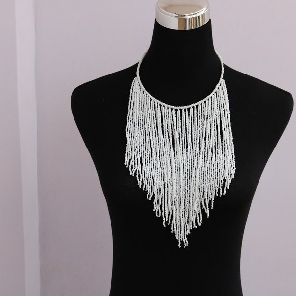 Fringe Necklace - Etsy