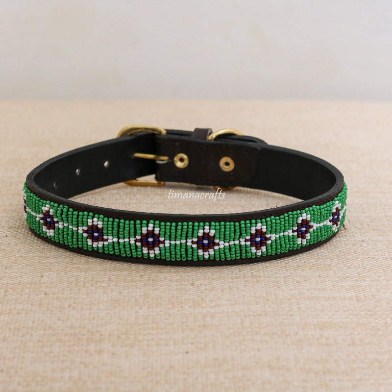 Beaded Dog Collar - Etsy