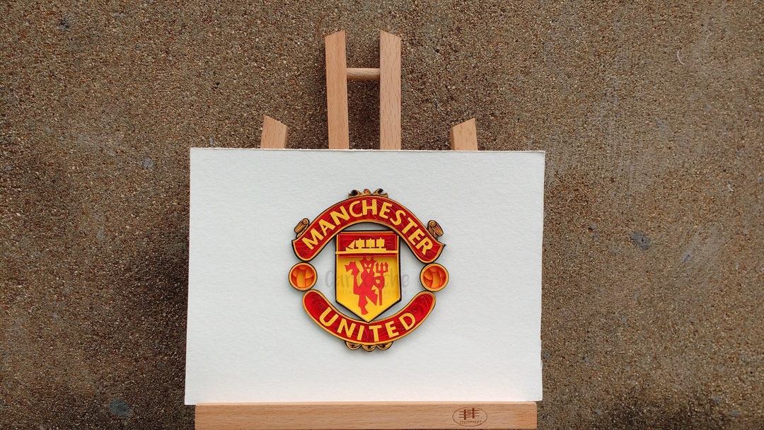 Paper Quilled Manchester United Logo - Etsy
