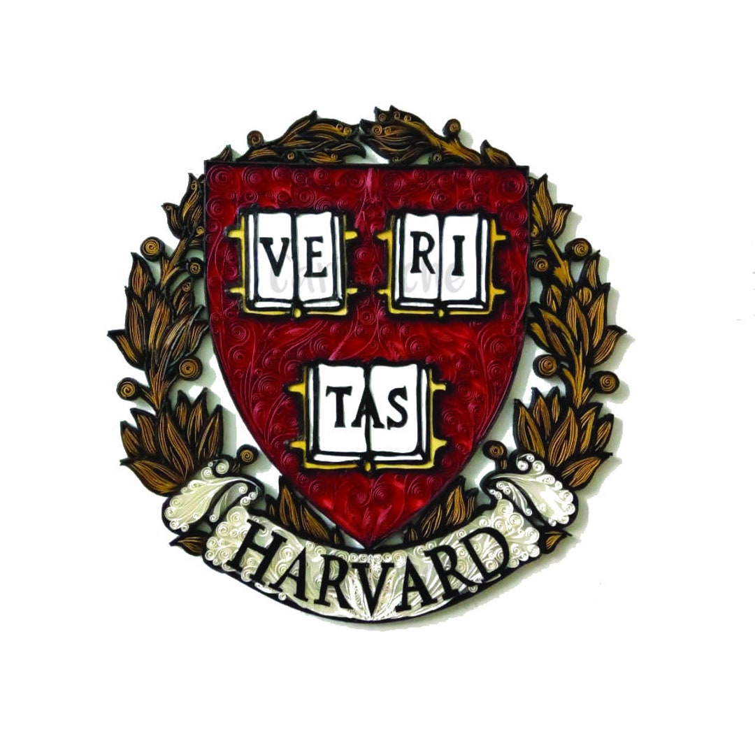 Paper Quilled Harvard Logo - Etsy