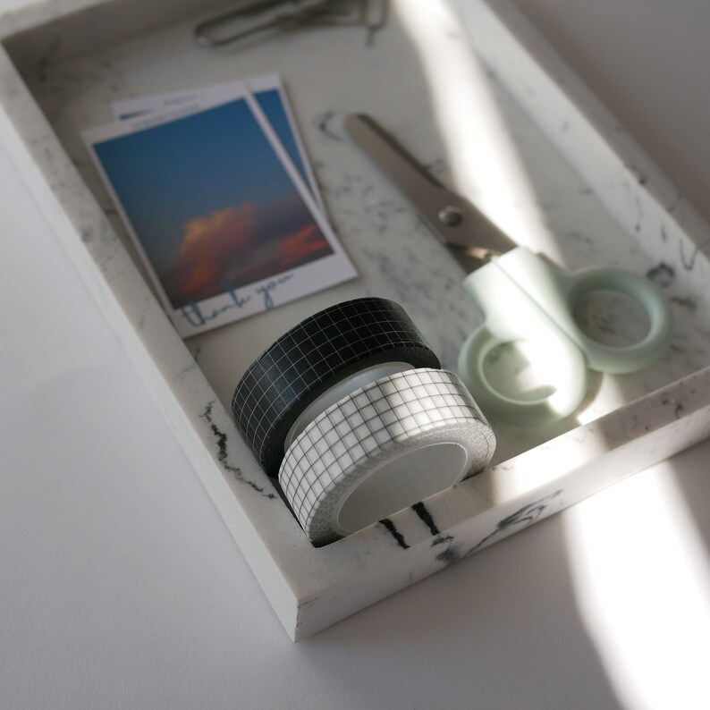 Grid Washi Tape SET of 4 Bullet Journal Starter Kit Black & - Etsy