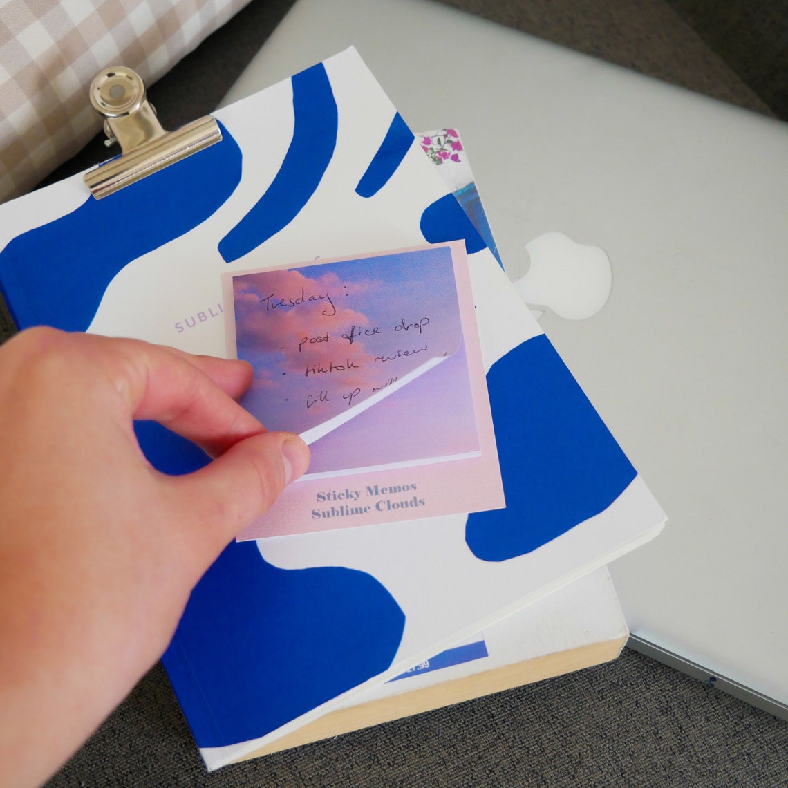 SET/3 Pastel Sticky Notes Cloud Sticky Notes Korean - Etsy UK