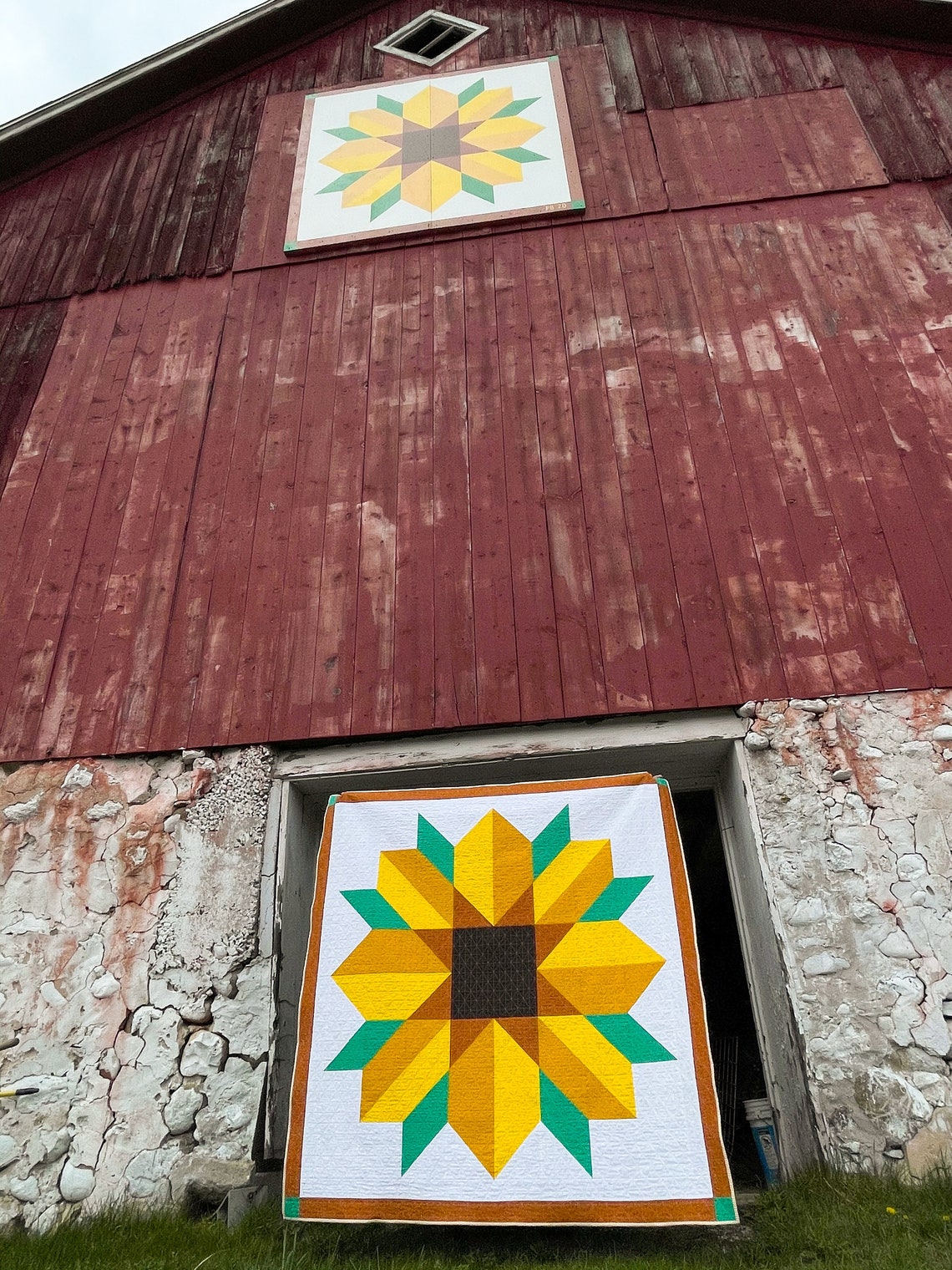 Scenic Road Sunflower Quilt Pattern PDF Digital Download - Etsy