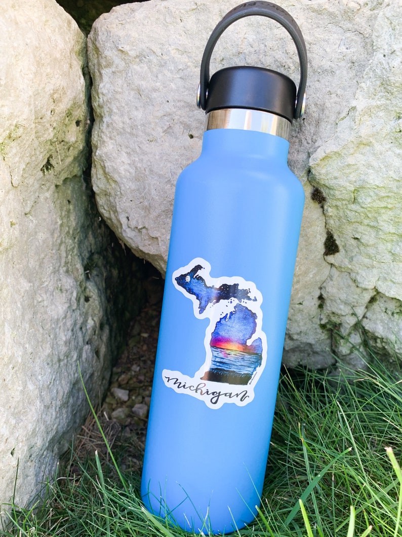 Michigan State Outline Decal Sticker - Etsy