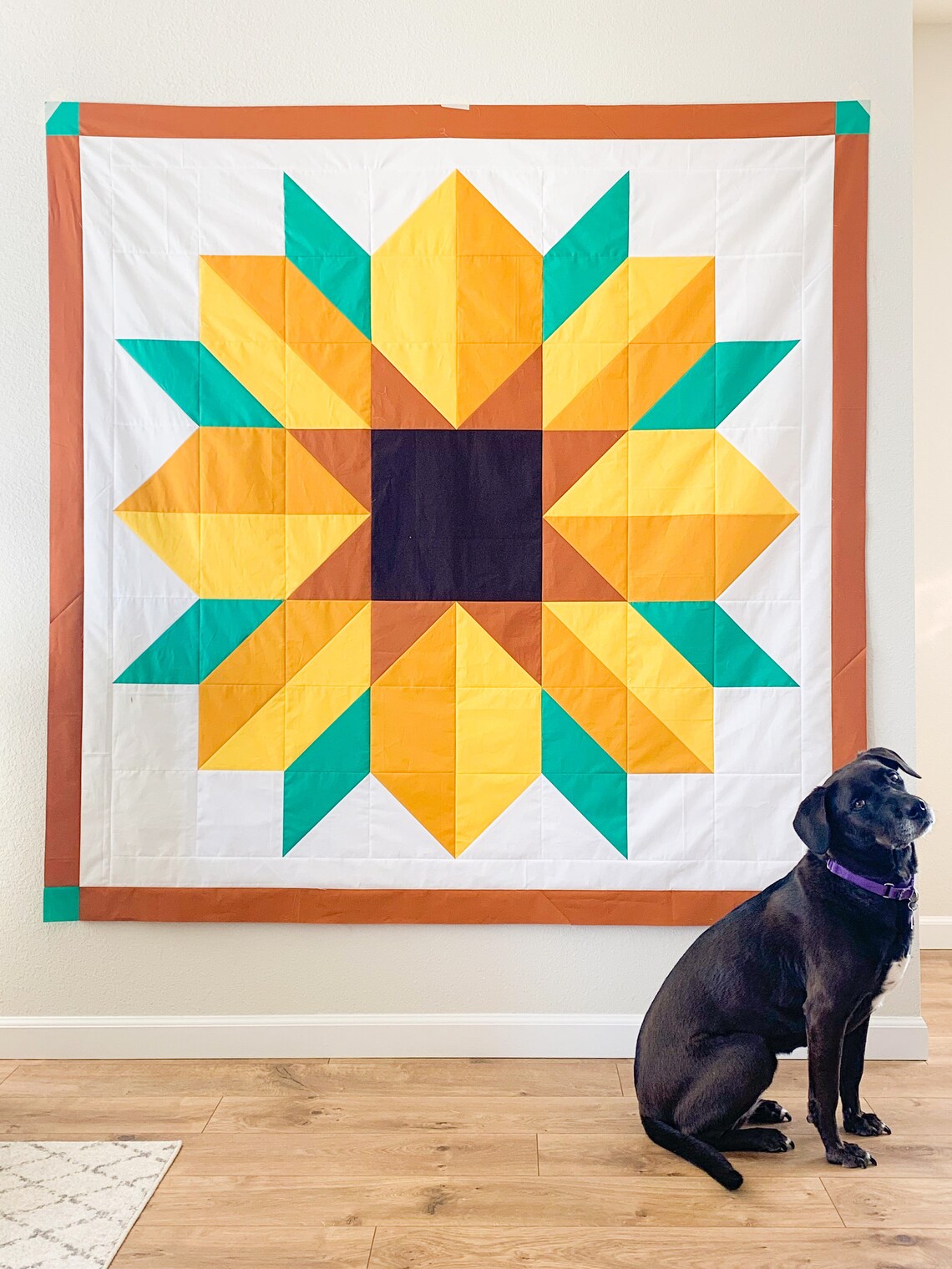 Scenic Road Sunflower Quilt Pattern PDF Digital Download - Etsy