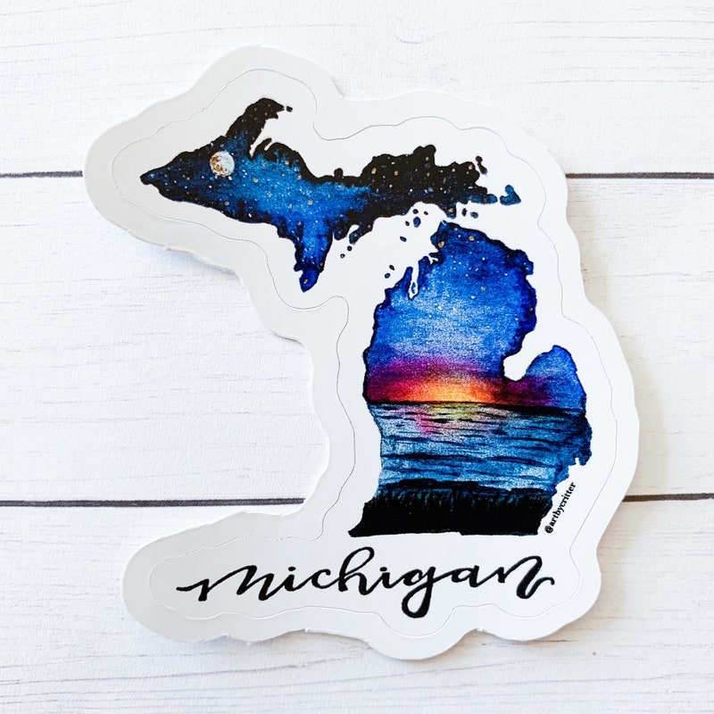 Michigan Car Decal - Etsy