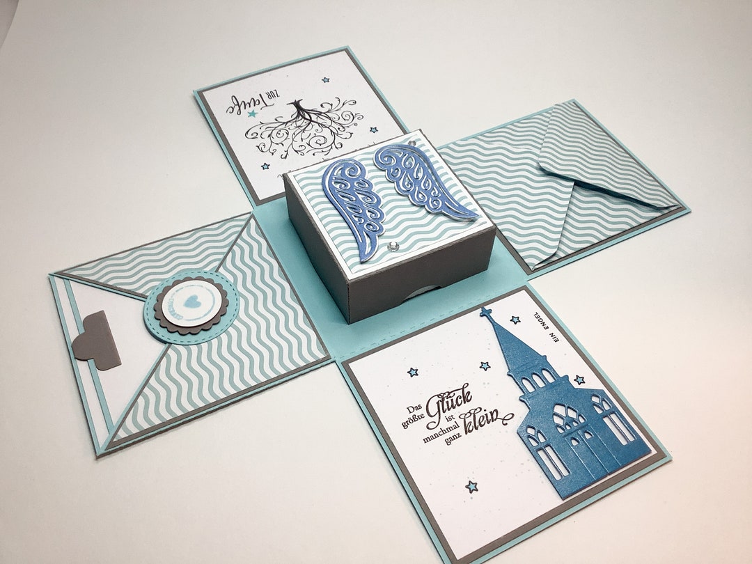 Personalized Explosion Box for Baptism - Etsy