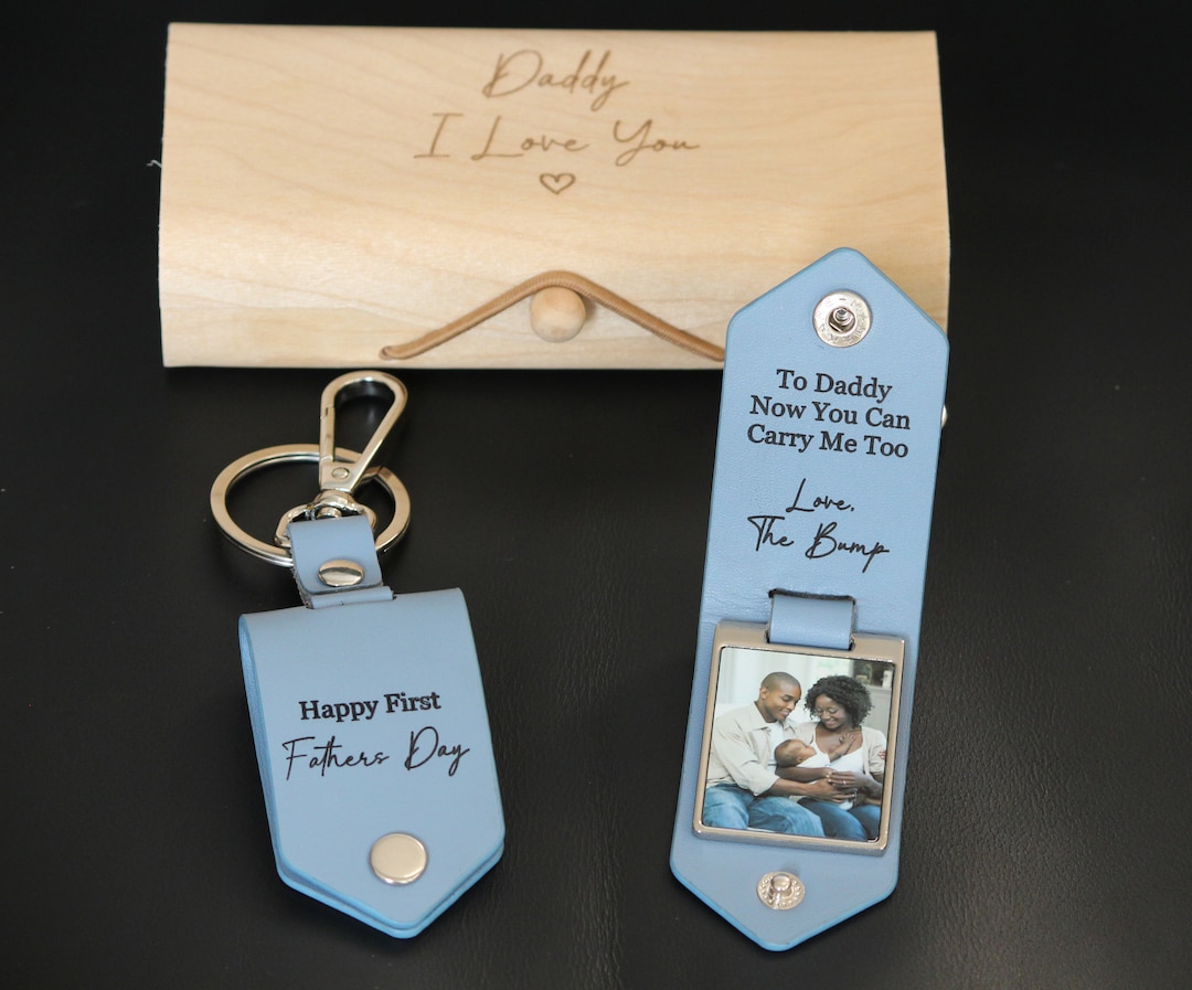 Happy Father's Day, Papa Key Fob, Grandpa Poppop Personalized Gift for ...