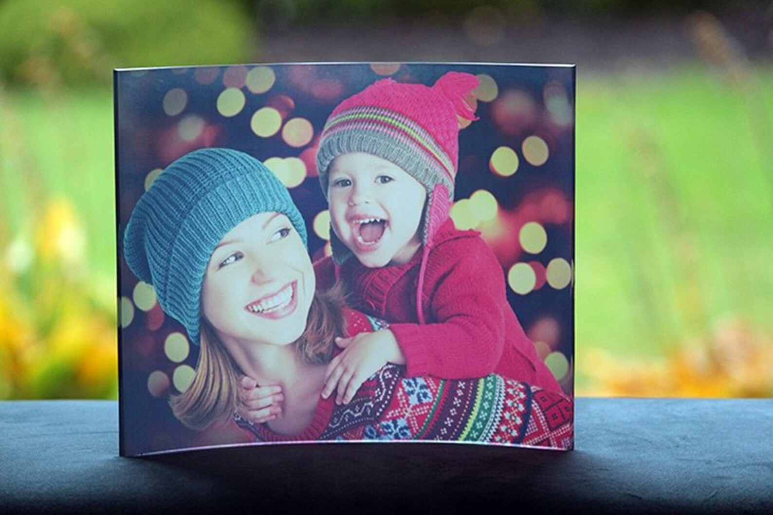 Curved Clear Acrylic Photo Panel 8″ X 10” - Personalized With Your Own ...