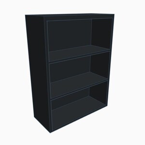 3 SHELF - BOOKCASE - Etsy