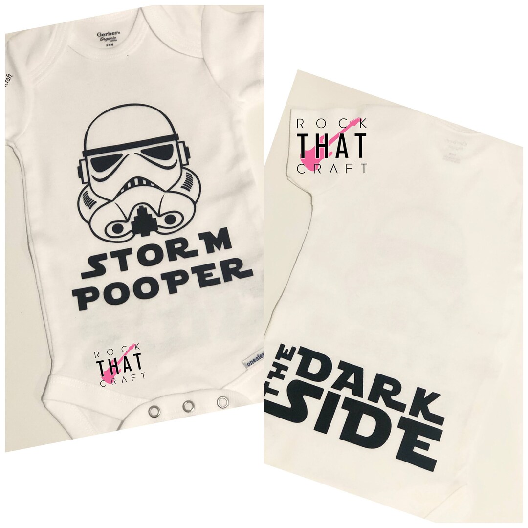Storm Pooper the Dark Side Baby Onesie - Etsy
