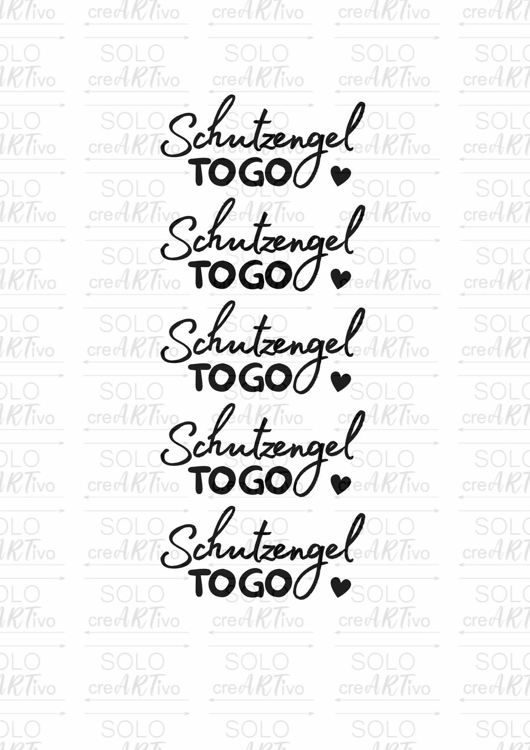 Rub On, Guardian Angel to Go, E93, Sticker, Black and White, Sticker ...