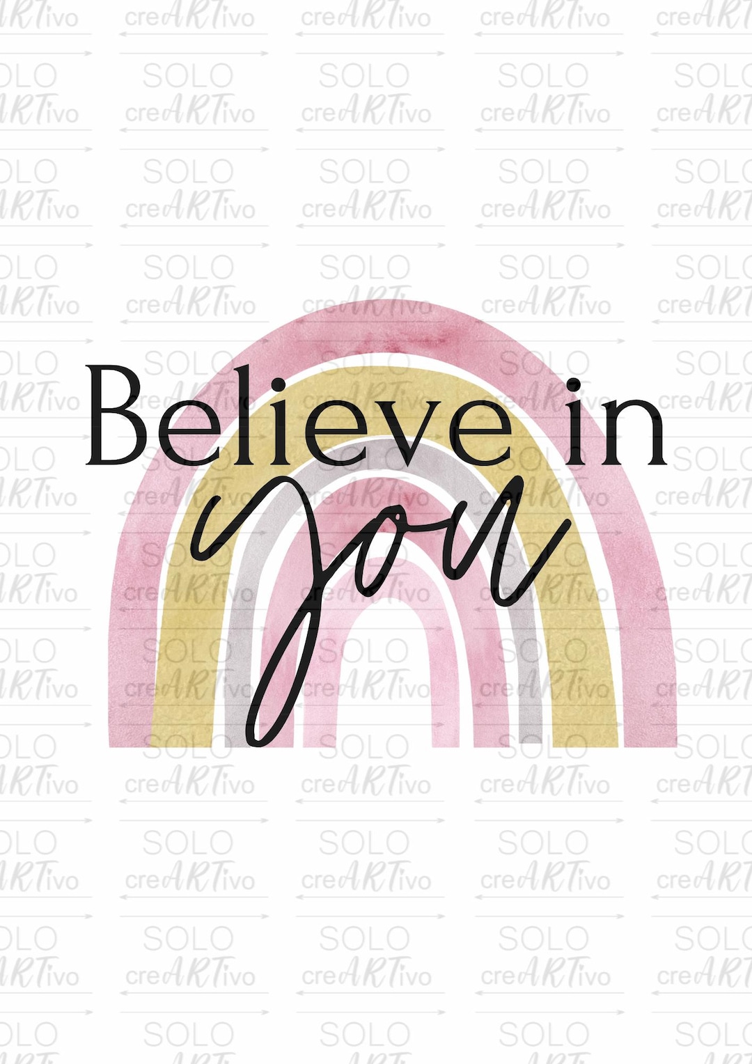 Rub Ons Believe in You M33 Borderless Rubons Stickers, Confidence ...