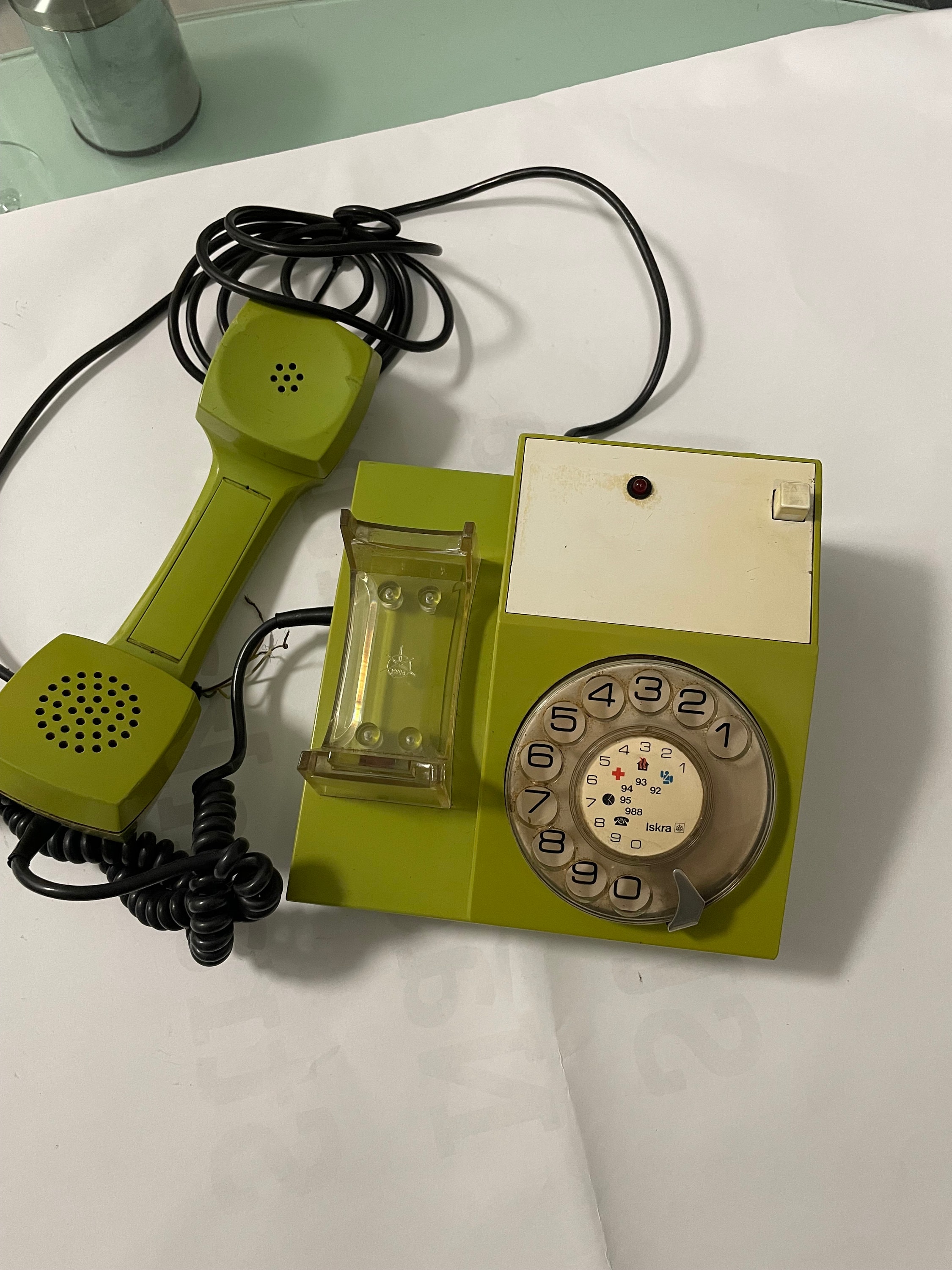 Vintage Rotary Telephone ATA 31 by Iskra / 70's Phone / Mid Century ...