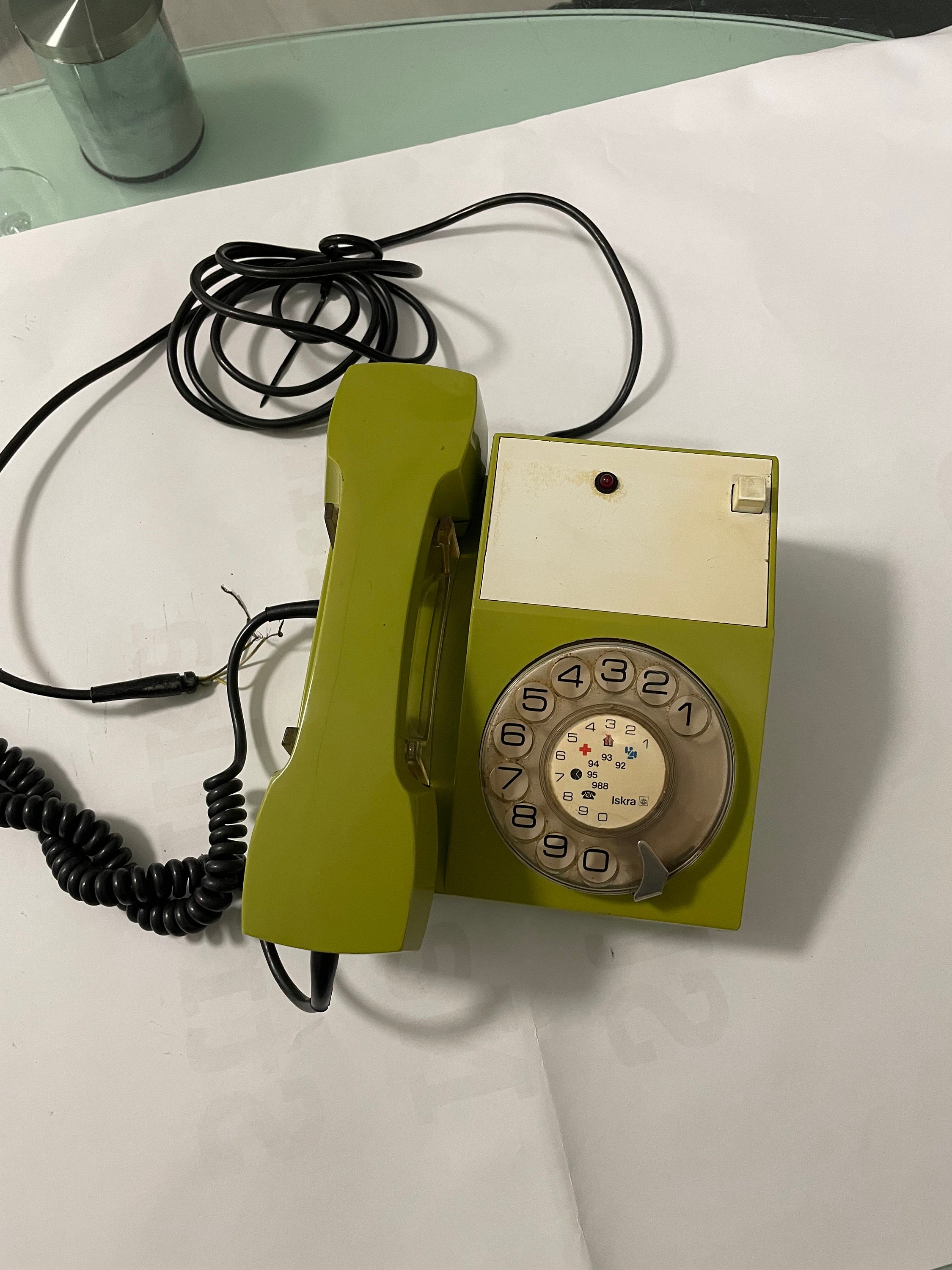 Vintage Rotary Telephone ATA 31 by Iskra / 70's Phone / Mid Century ...