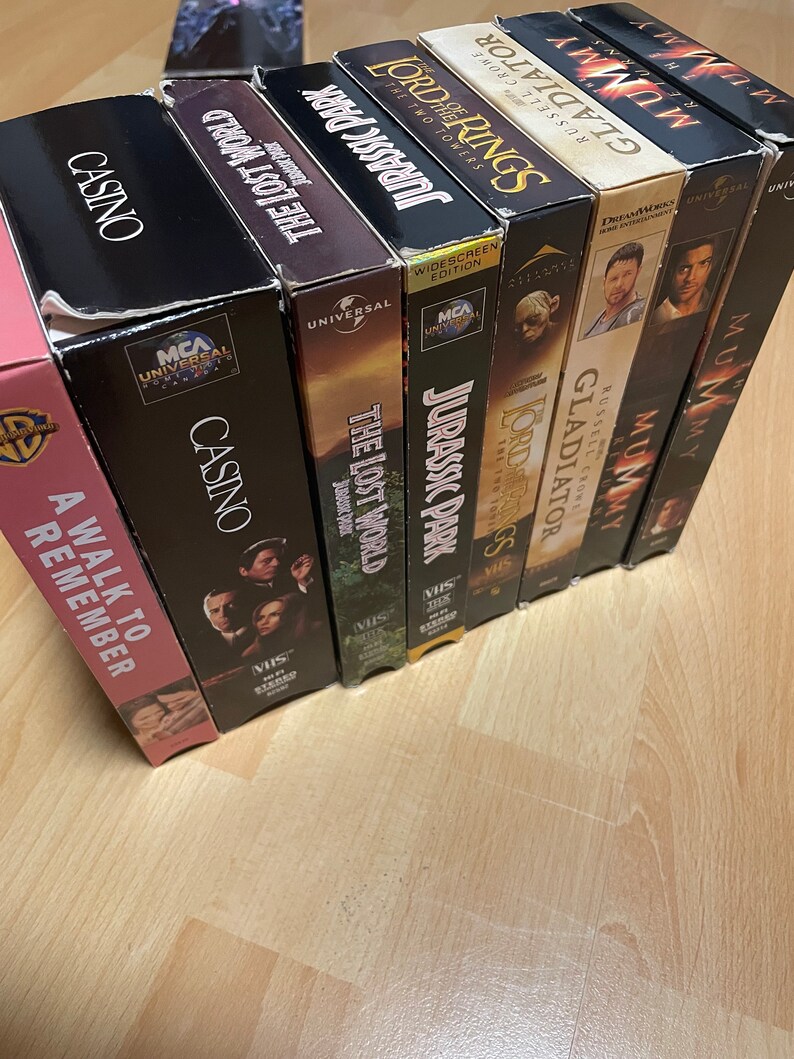 Vintage VHS Movies Lot - Etsy