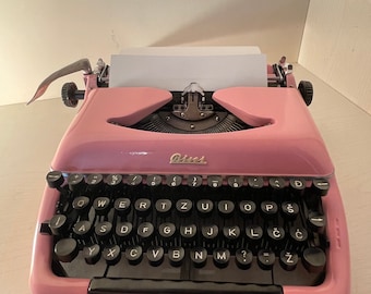 Pink Typewriter - Etsy