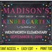 Editable First Day of School Photo Prop Kindergarten School - Etsy
