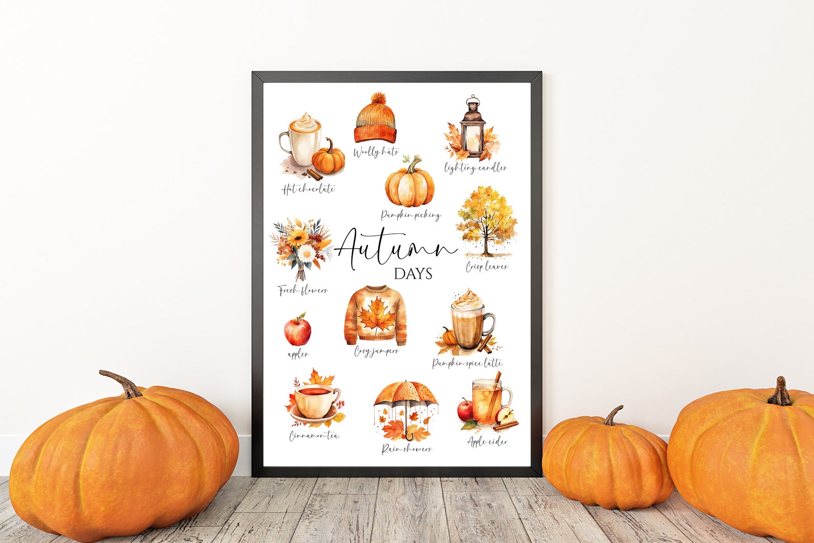 Autumn Print. Autumnal Decor Poster. Autumn Vibes. Seasonal Prints ...