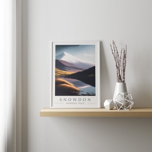 Mount Snowdon Poster - Stunning Wall Art Print for Home or Office Decor ...