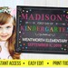 Editable First Day of School Photo Prop Kindergarten School - Etsy