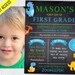 Editable Dinosaur First Day of School Photo Prop School Sign - Etsy