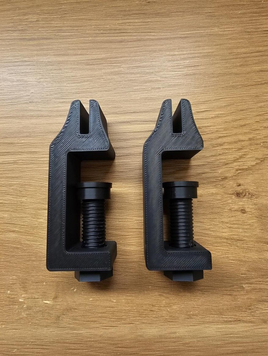 Pegboard Desk Clamps - Suitable for IKEA SKADIS Pegboards - No Drill ...