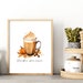 Pumpkin Spice Season Print. Autumn Kitchen Decor. Pumpkin Coffee Latte ...