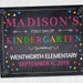 Editable First Day of School Photo Prop Kindergarten School - Etsy