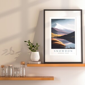 Mount Snowdon Poster - Stunning Wall Art Print for Home or Office Decor ...