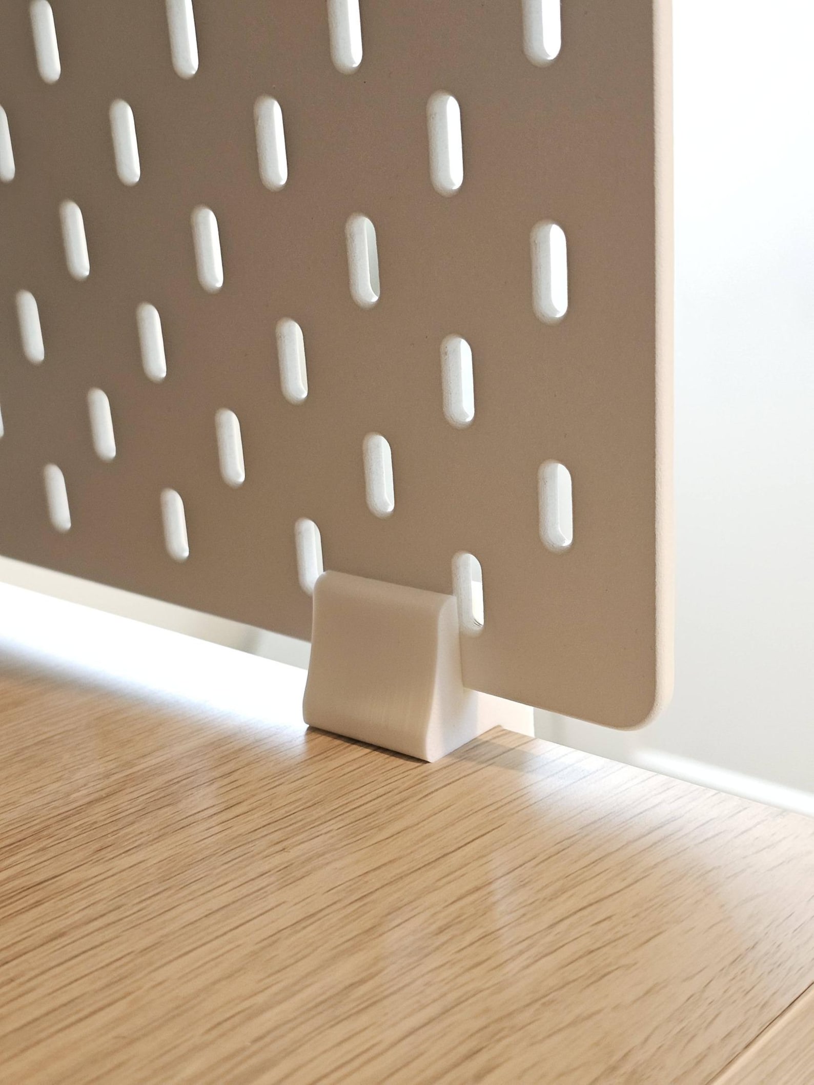 Pegboard Desk Clamps - Suitable for IKEA SKADIS Pegboards - No Drill ...