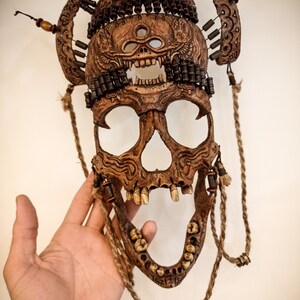 Cursed Items - Tibetan Necromancer Mask - Etsy