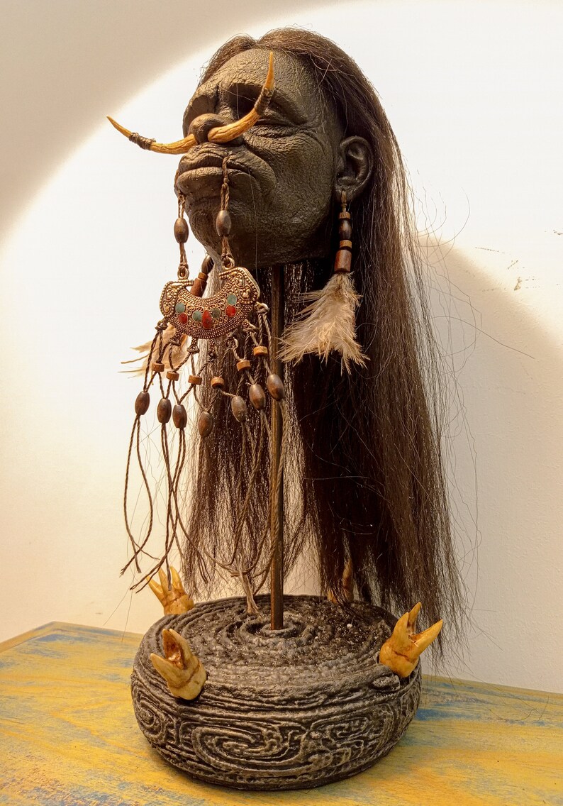 Cursed Items Shuar Chief Shrunken Head - Etsy