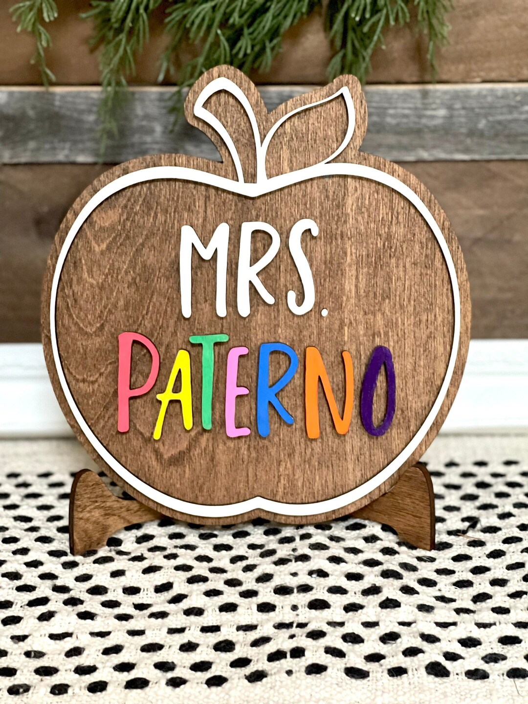 Teacher Sign, Back to School, Christmas Gift for Teacher - Etsy