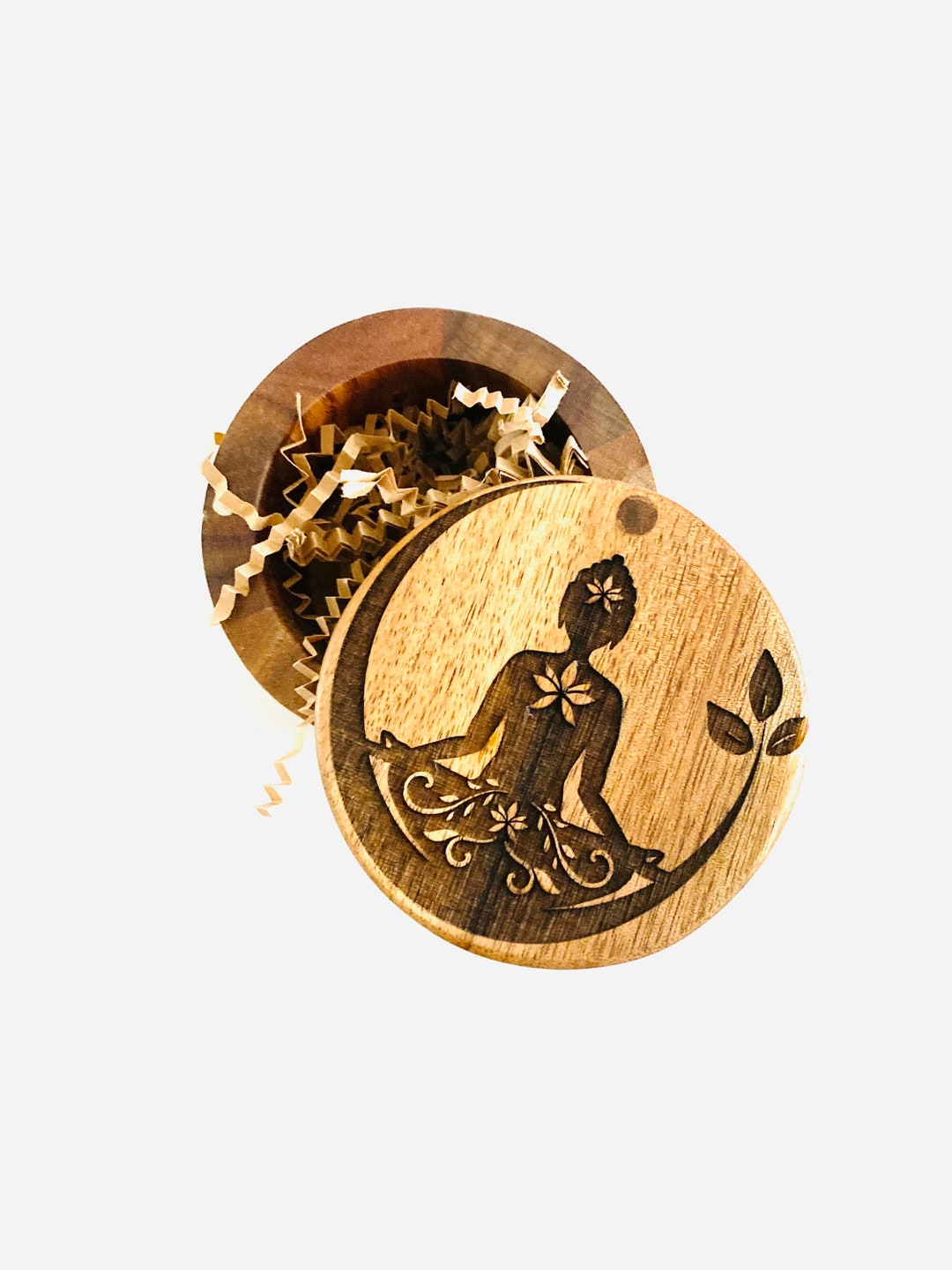 Ring Holder, Wooden Ring Box, Lotus Box, Yoga Gift, Meditation Gift - Etsy