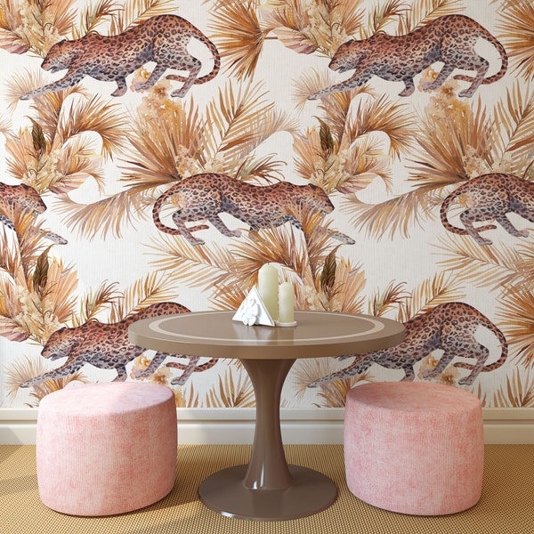 Cheetah Wallpaper - Etsy