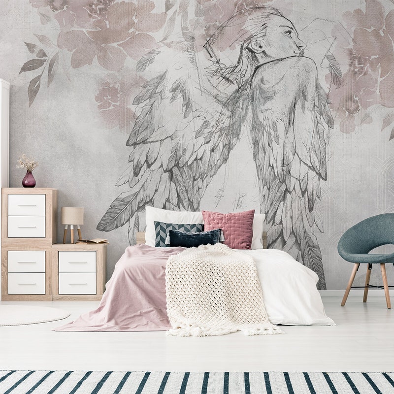 Angel Wings Wall Decal - Etsy
