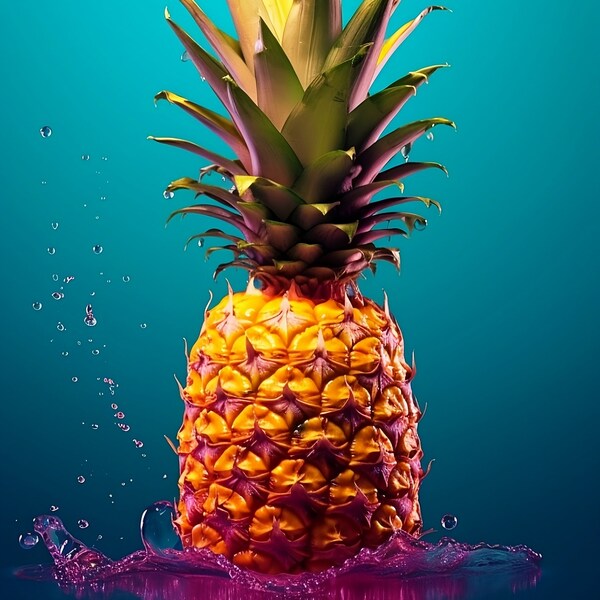 Pineapple Poster - Etsy