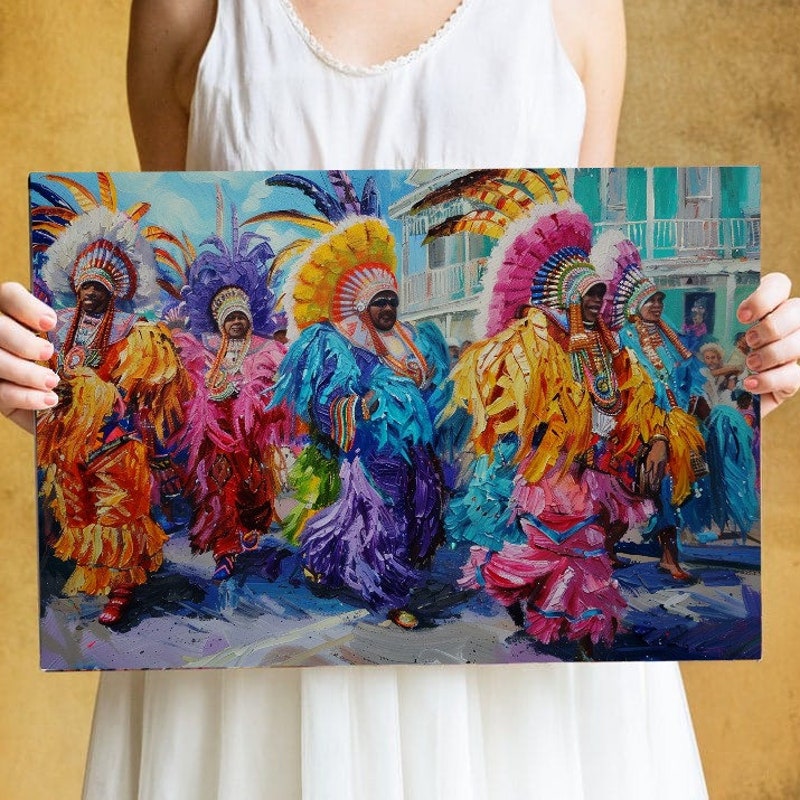 Mardi Gras Painting - Etsy