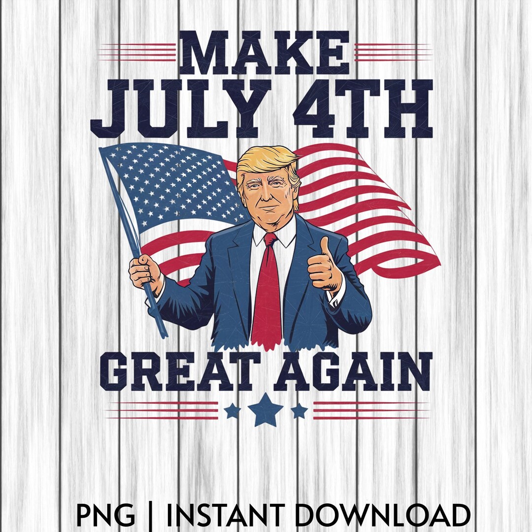 July 4th Clipart, Independence Day PNG, Patriotic Digital Download ...