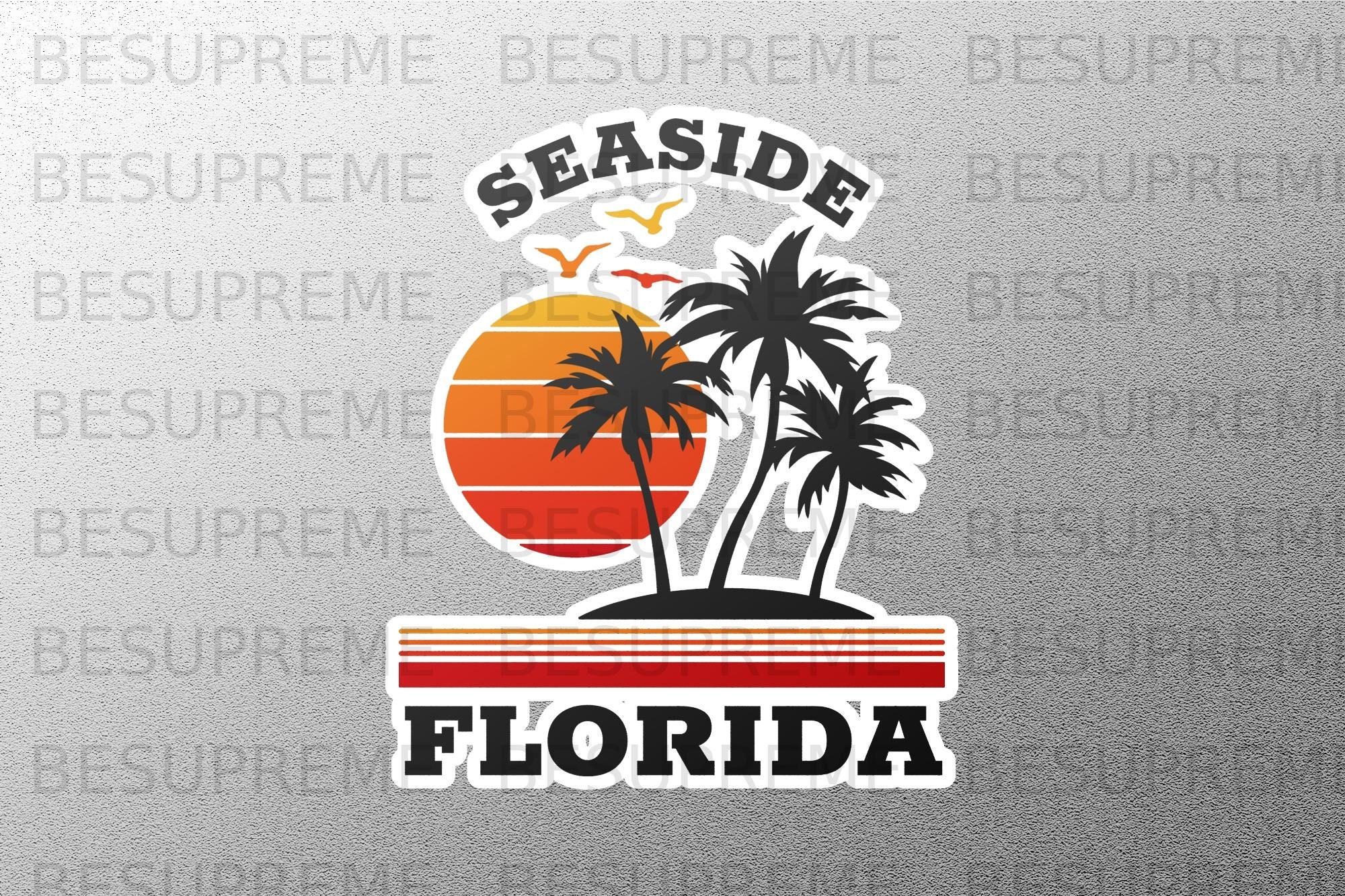 Seaside Florida Svg, Png, Jpg, Pdf, Eps, Dxf | Beach Svg, Vector ...