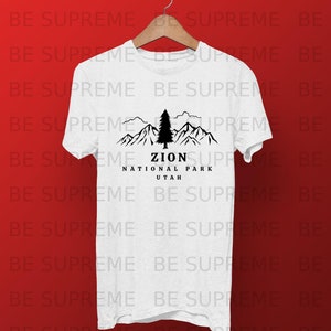 Zion Utah Svg, National Park Svg, Png, Jpg, Pdf, Eps, Dxf | Souvenir ...
