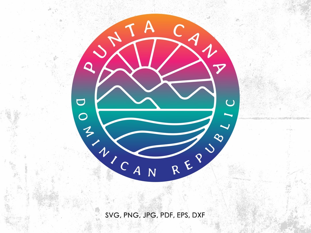 Punta Cana Dominican Republic Svg, Spring Break, Beach Png, Eps, Vector ...