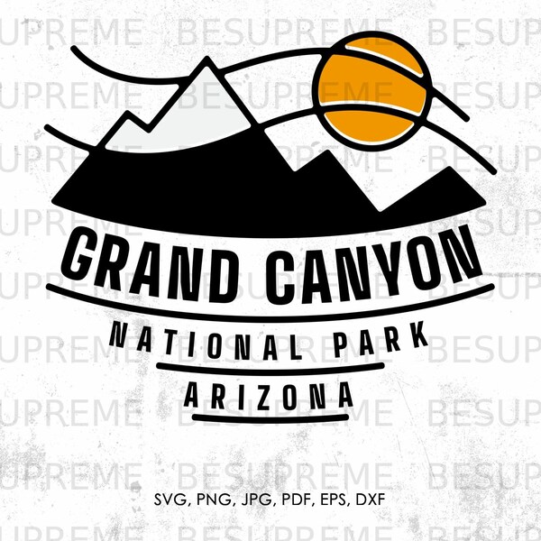 Grand Canyon Svg - Etsy