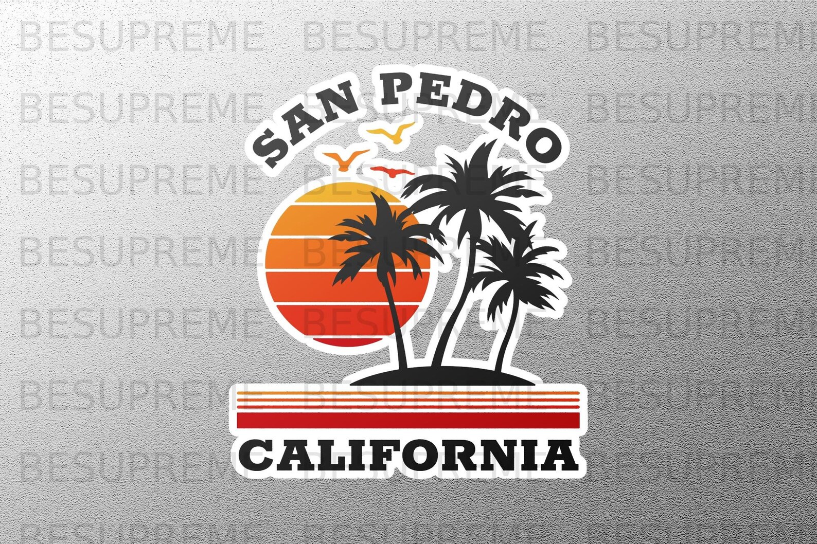 San Pedro California Svg, Png, Jpg, Pdf, Eps, Dxf | Beach Svg, Vector ...
